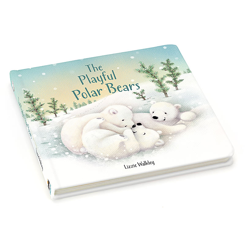 Jellycat The Playful Polar Bears Book | plushpaws.co.uk