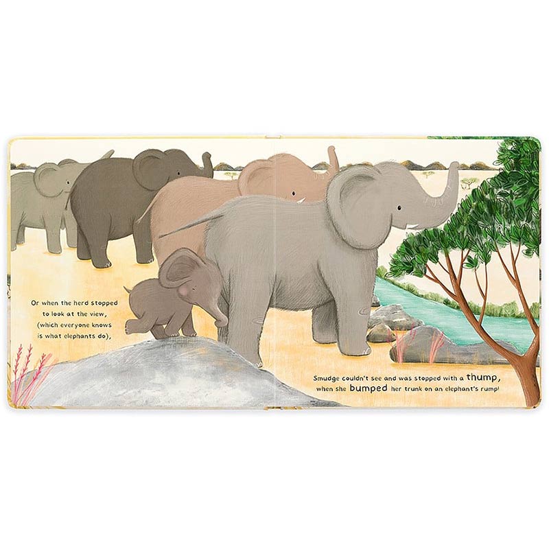 Jellycat Smudge The Littlest Elephant Book | plushpaws.co.uk