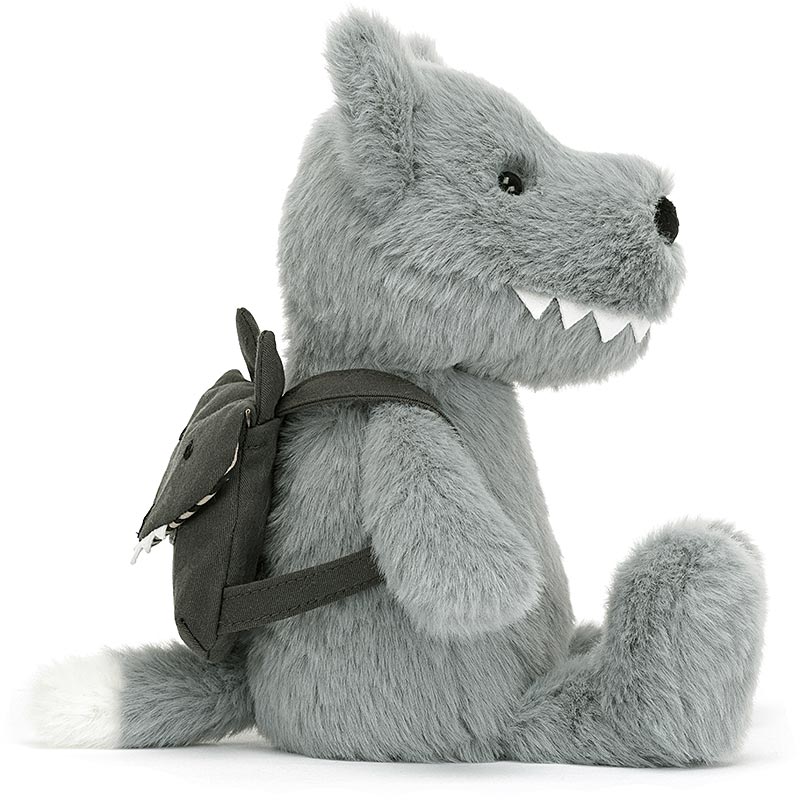 Jellycat Backpack Wolf | Plushpaws