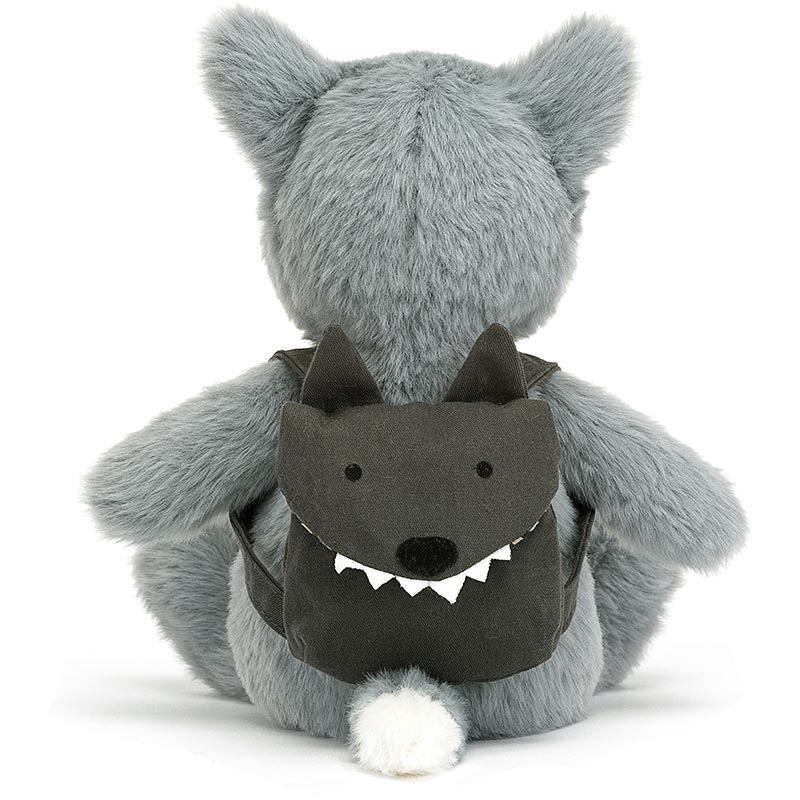 Jellycat Backpack Wolf | Plushpaws