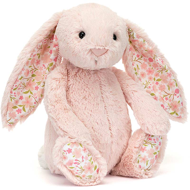 Jellycat Blossom Blush Cherry Bunny | plushpaws.co.uk