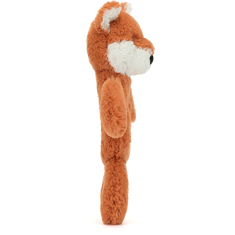 Baby Jellycat Bashful Fox Cub Ring Rattle | plushpaws.co.uk