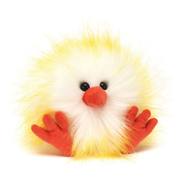 Jellycat Crazy Chick (Yellow & White) | plushpaws.co.uk