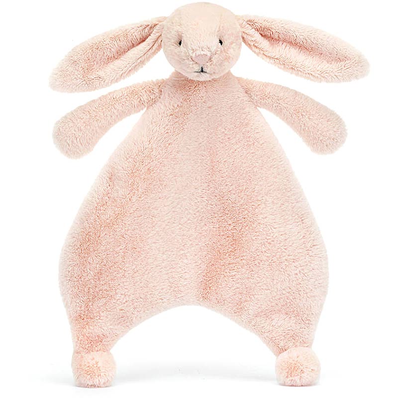 Baby Jellycat Bashful Blush Bunny Comforter | plushpaws.co.uk