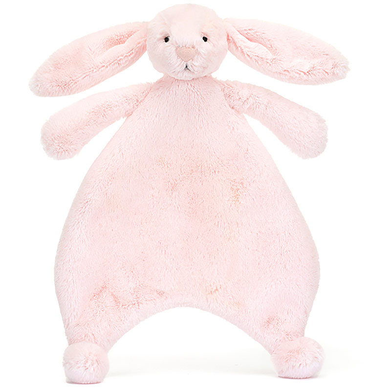 Baby Jellycat Bashful Pink Bunny Comforter | plushpaws.co.uk