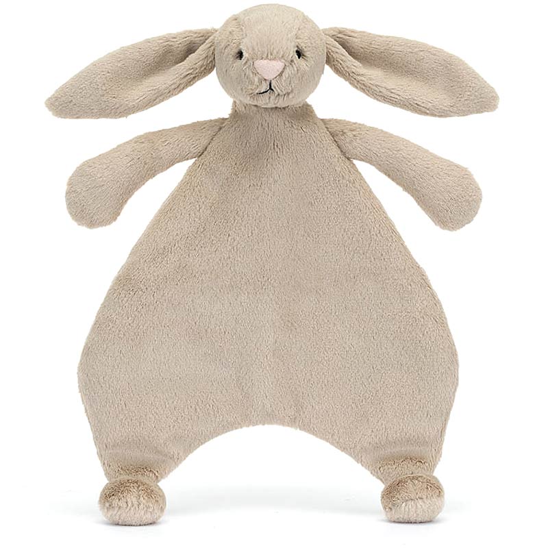Baby Jellycat Bashful Beige Bunny Comforter | plushpaws.co.uk