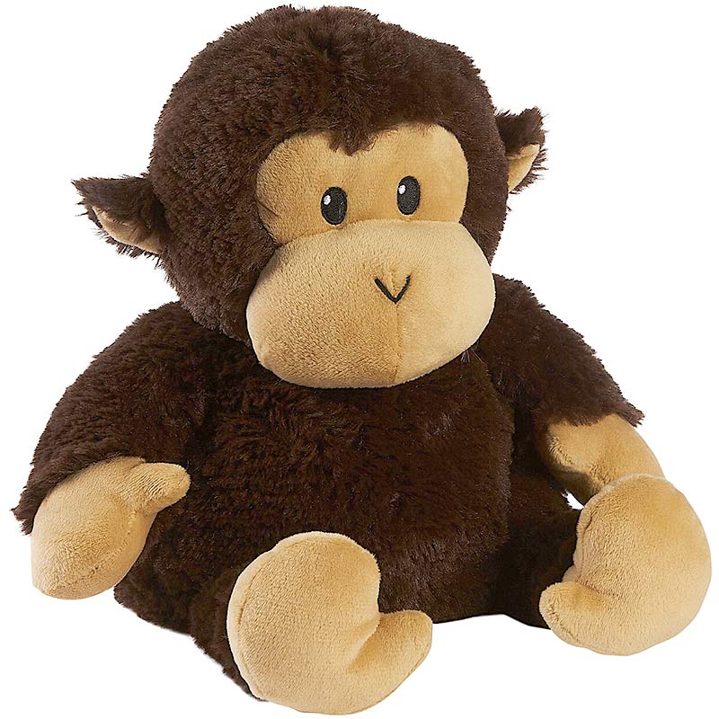 Warmies Cozy Plush Microwavable Chimp | plushpaws.co.uk
