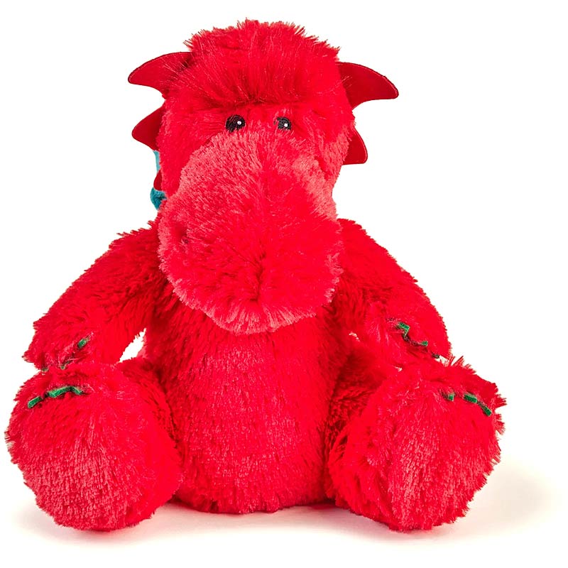 Warmies Cozy Plush Microwavable Welsh Red Dragon | plushpaws.co.uk
