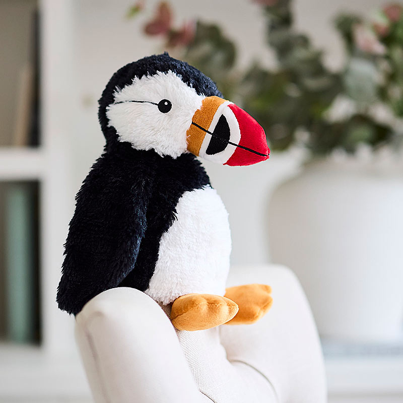 Warmies Microwavable Puffin | plushpaws.co.uk