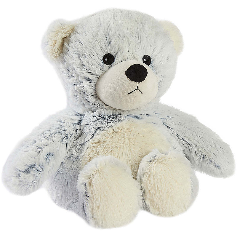 Warmies Cozy Plush Microwavable Marshmallow Grey Bear | plushpaws.co.uk