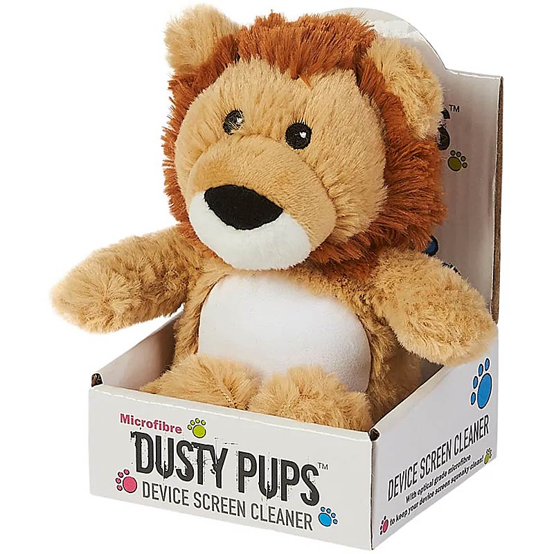 Warmies Dusty Pups Lion Screen Cleaner | plushpaws.co.uk