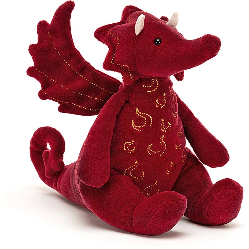 Jellycat Ruby Dragon | plushpaws.co.uk