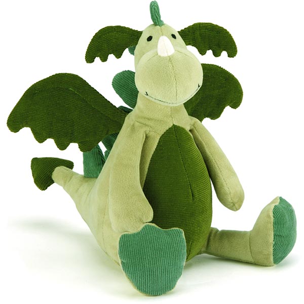 Little Jellycat Dylan Dragon Activity Toy | plushpaws.co.uk