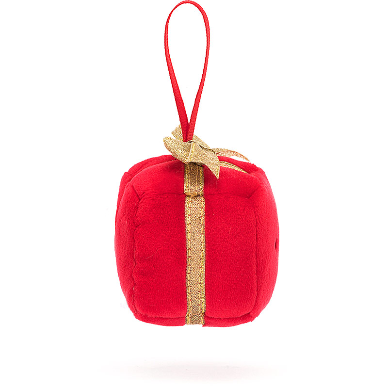 Jellycat Festive Folly Present Tree Decoration | plushpaws.co.uk