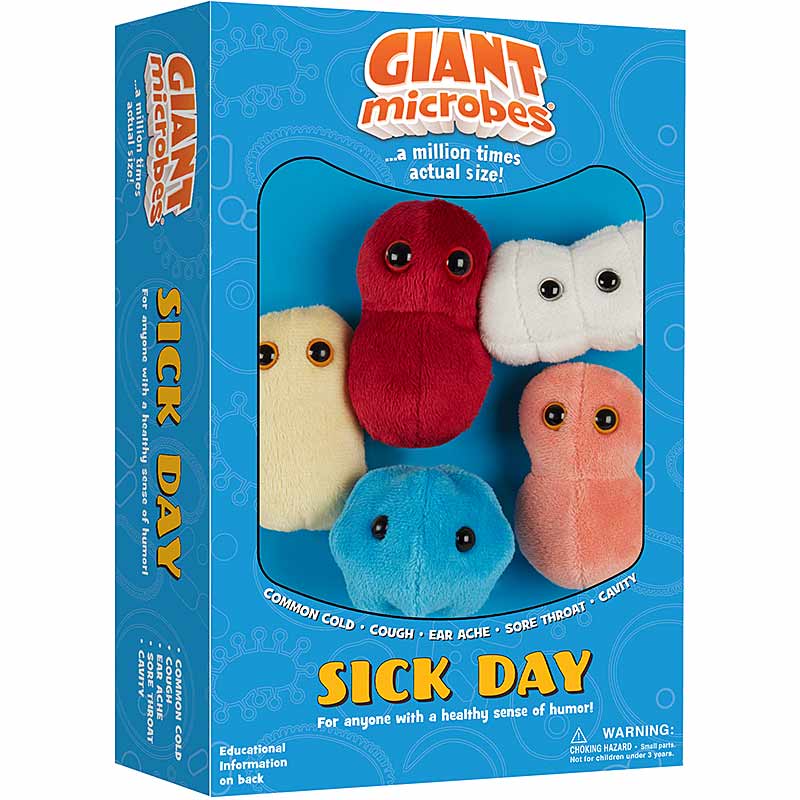 Giant Microbes Sick Day Gift Box | plushpaws.co.uk