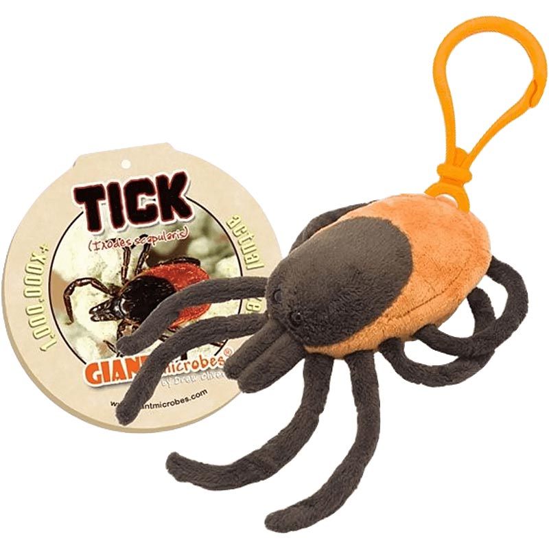 Giant Microbes Tick (Ixodes Scapularis) Keyring | plushpaws.co.uk