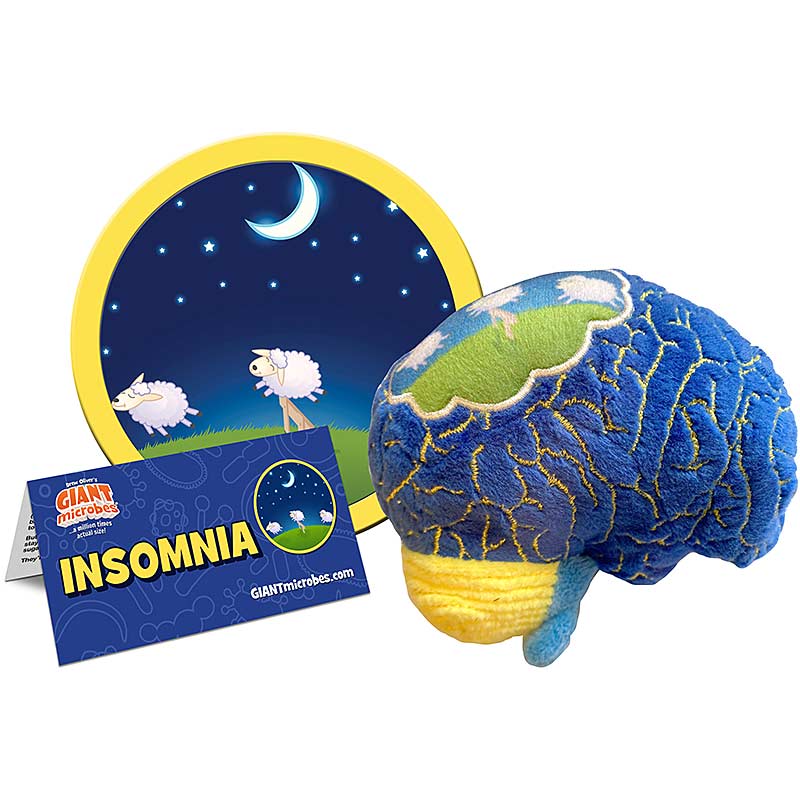 Giant Microbes Insomnia | plushpaws.co.uk