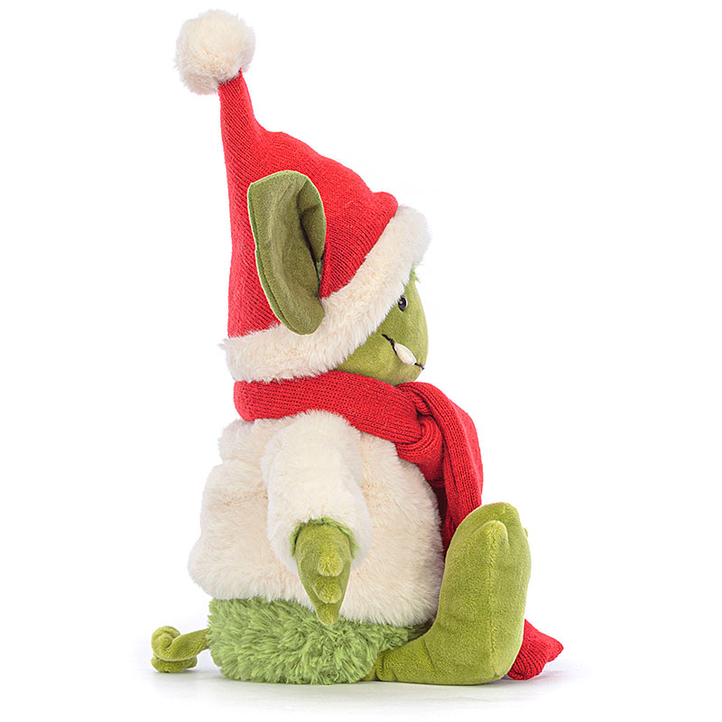 Jellycat Christmas Grizzo Gremlin | plushpaws.co.uk