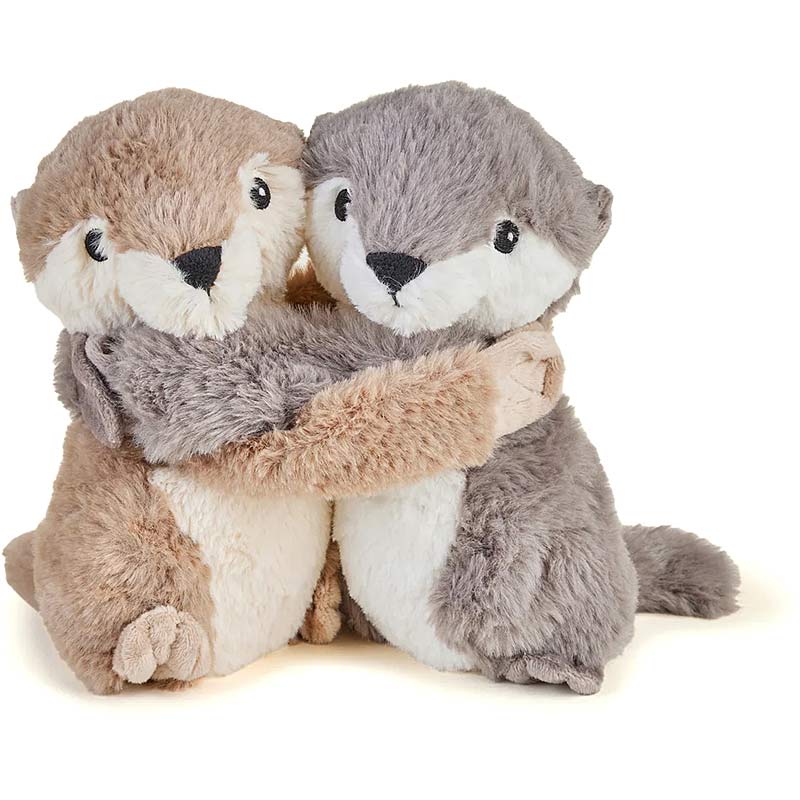Warmies Cozy Plush Microwavable Warm Hugs Otters | plushpaws.co.uk