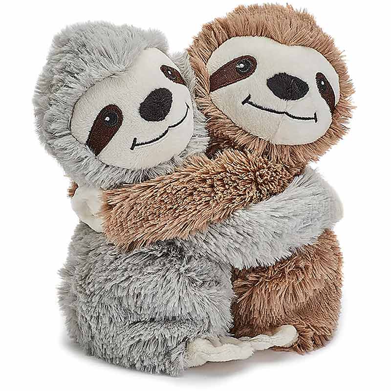 Warmies Cozy Plush Microwavable Warm Hugs Sloths | plushpaws.co.uk
