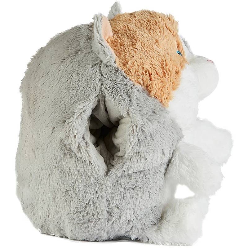 Warmies Microwavable Supersized Handwarmer Cat Muff | plushpaws.co.uk