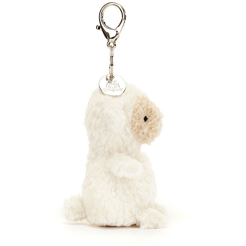 Jellycat Little Lamb Bag Charm Keyring | plushpaws.co.uk