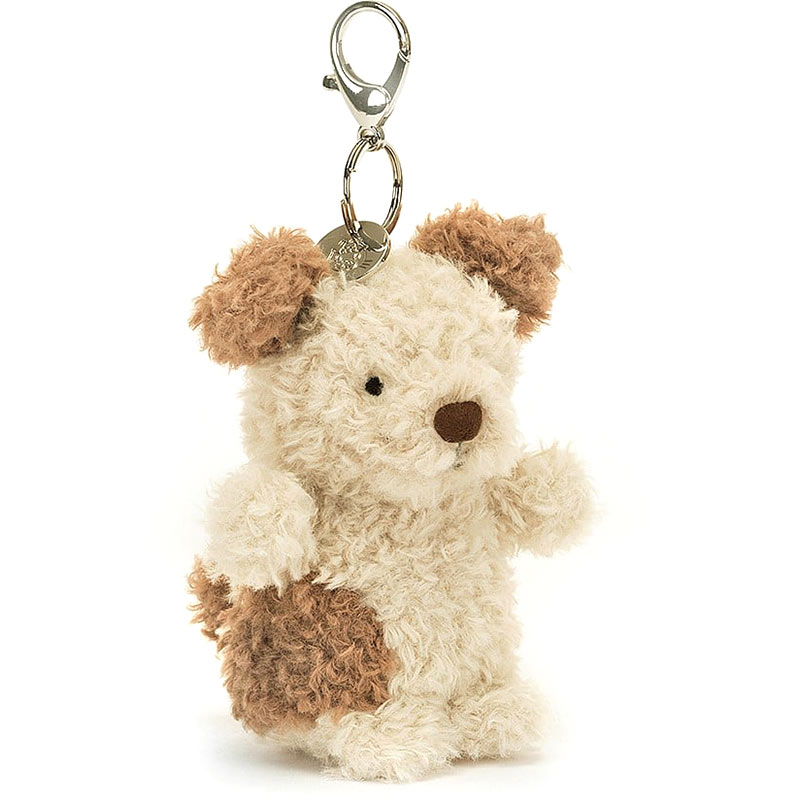 Jellycat Little Pup Bag Charm Keyring | plushpaws.co.uk