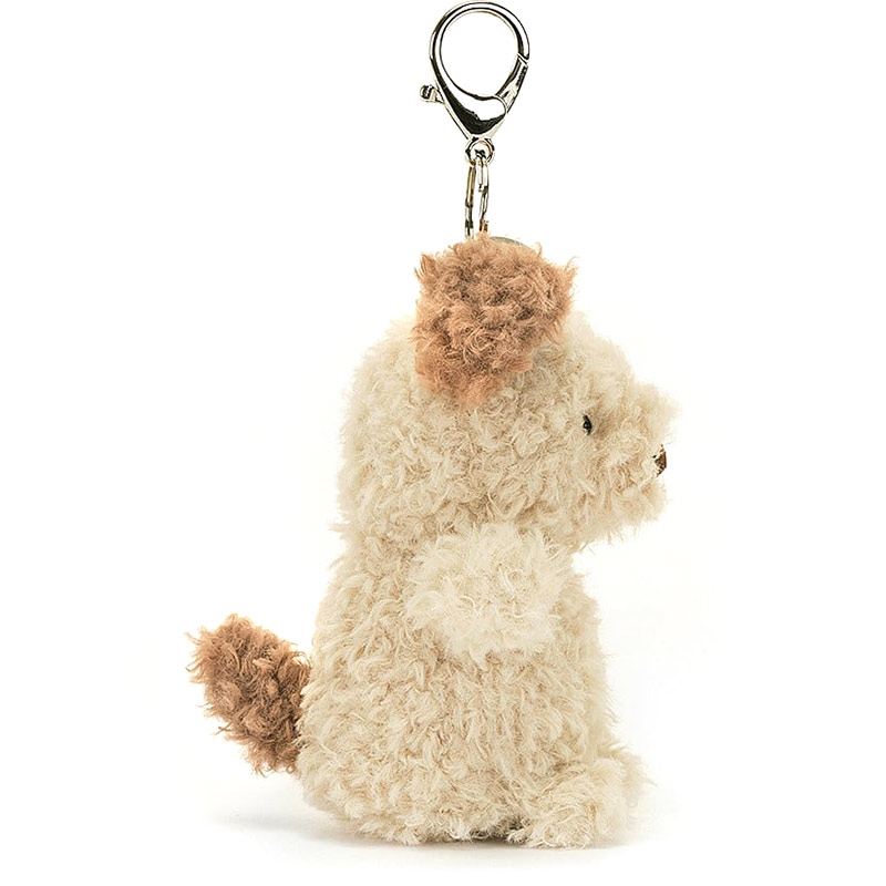 Jellycat Little Pup Bag Charm Keyring | plushpaws.co.uk