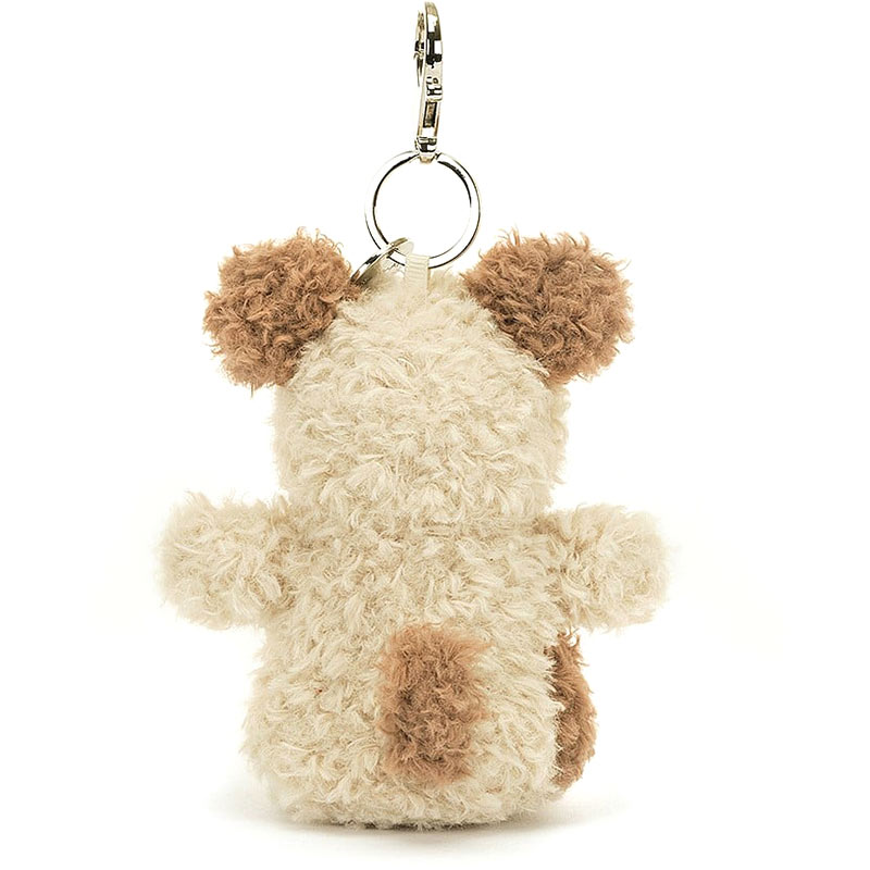 Jellycat Little Pup Bag Charm Keyring | plushpaws.co.uk
