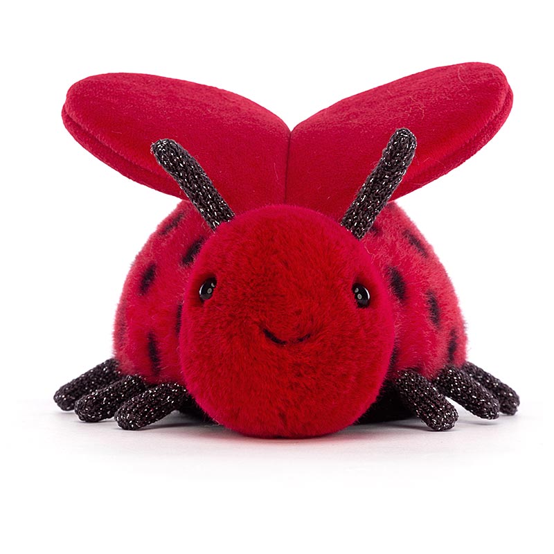 Jellycat Loulou Ladybird Love Bug | plushpaws.co.uk