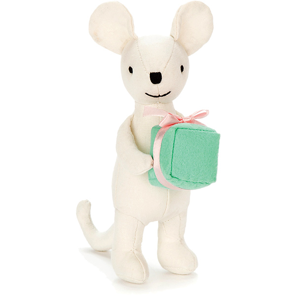 Jellycat Mini Messenger Mouse | plushpaws.co.uk