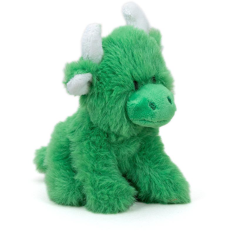 Jomanda Highland Green Coo | plushpaws.co.uk