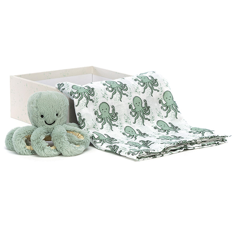 Little Jellycat Odyssey Octopus Gift Set | plushpaws.co.uk