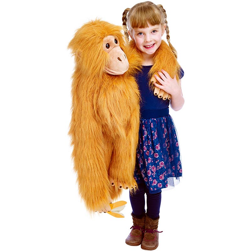 The Puppet Company Orangutan Hand Puppet | plushpaws.co.uk