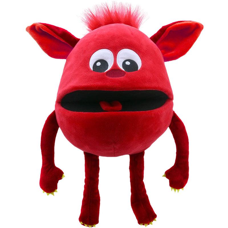 The Puppet Company Baby Red Monster Hand Puppet | plushpaws.co.uk