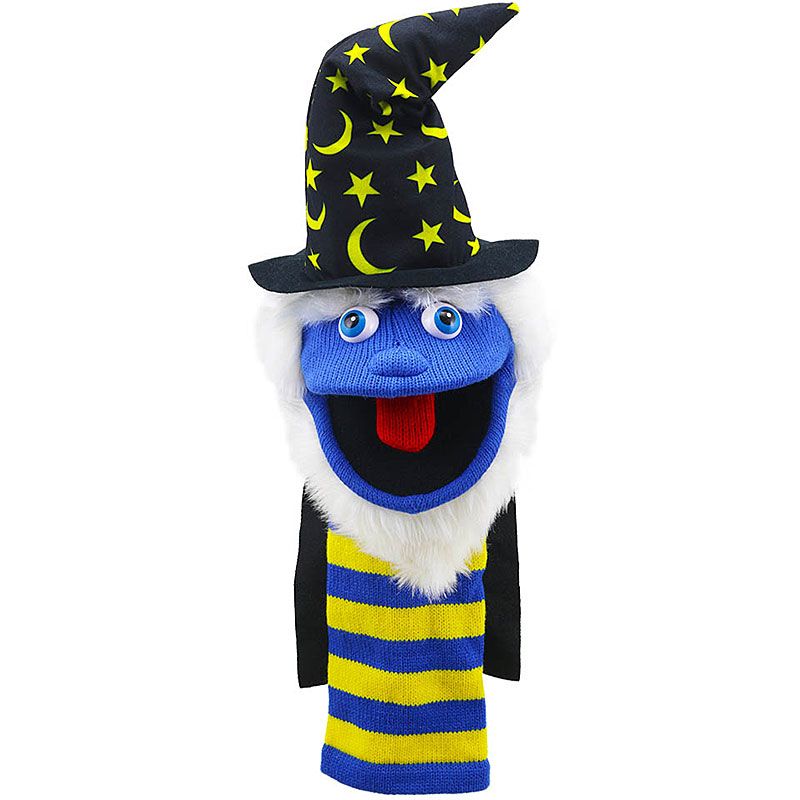 The Puppet Company Sockettes Wizard Hand Puppet | plushpaws.co.uk
