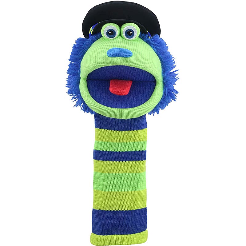 The Puppet Company Sockettes Bobby Policeman Hand Puppet | plushpaws.co.uk