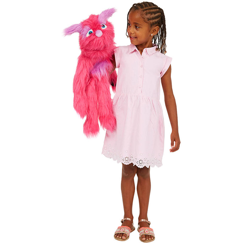 The Puppet Company Pink Monster Hand Puppet | plushpaws.co.uk