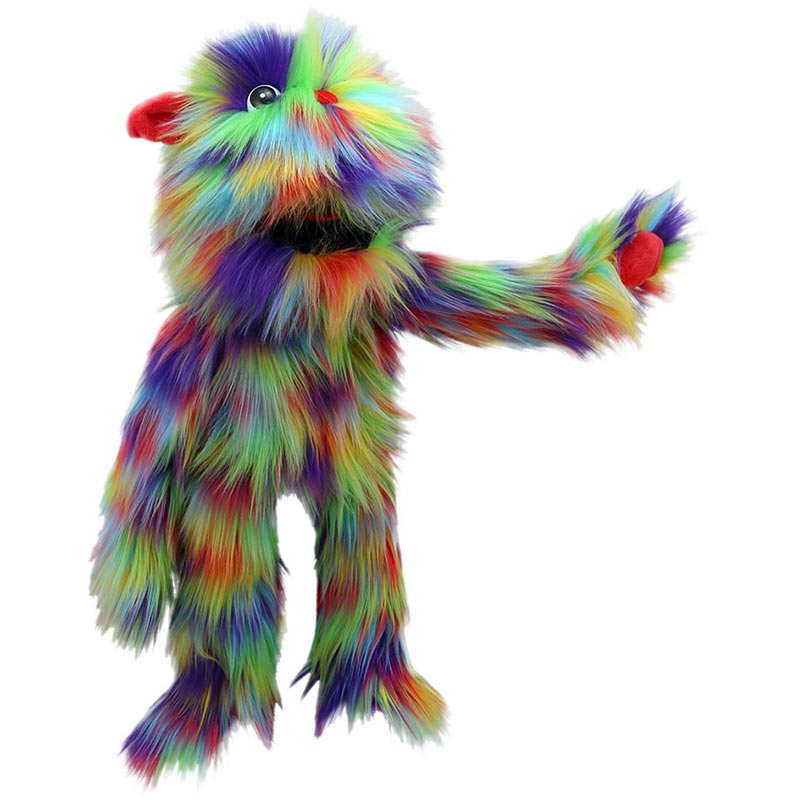 The Puppet Company Rainbow Monster Hand Puppet | plushpaws.co.uk