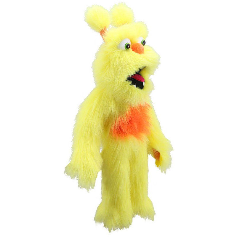 The Puppet Company Yellow Monster Hand Puppet | plushpaws.co.uk