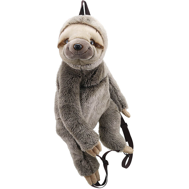 The Puppet Sleepy Sloth Backpack | plushpaws.co.uk
