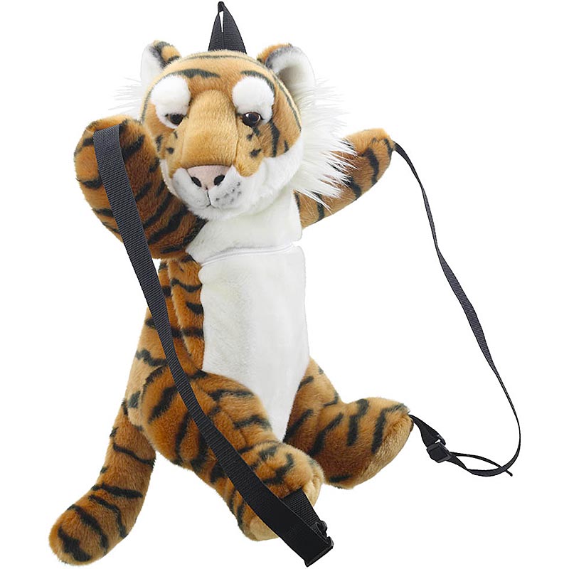 The Puppet Company Tiger Backpack | plushpaws.co.uk