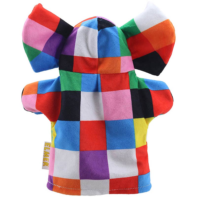 The Puppet Company My First Elmer Elephant Puppet | plushpaws.co.uk