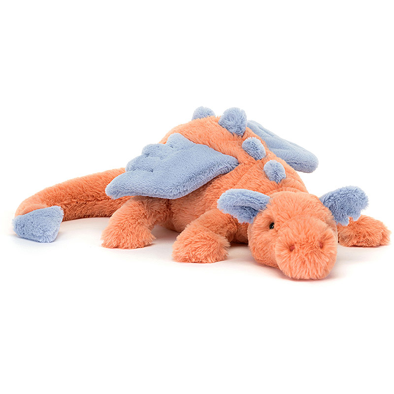 Jellycat Persimmon Snow Dragon | plushpaws.co.uk