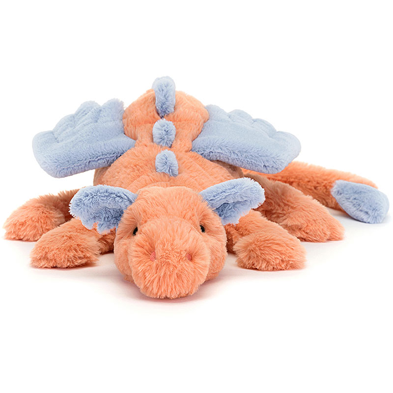 Jellycat Persimmon Snow Dragon | plushpaws.co.uk