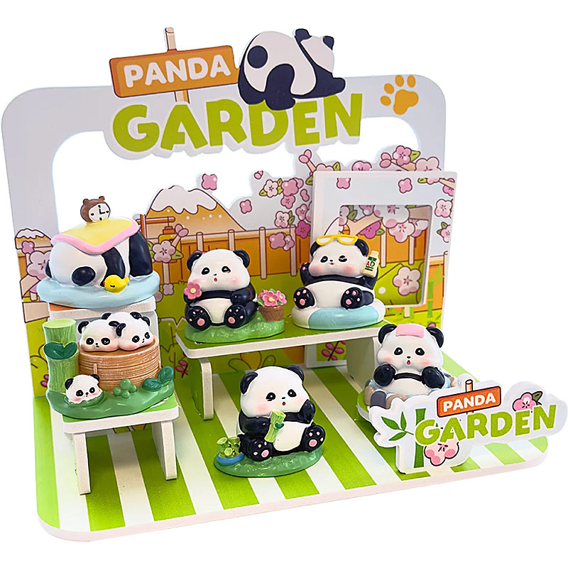 KENJI Tomi Panda Garden | plushpaws.co.uk