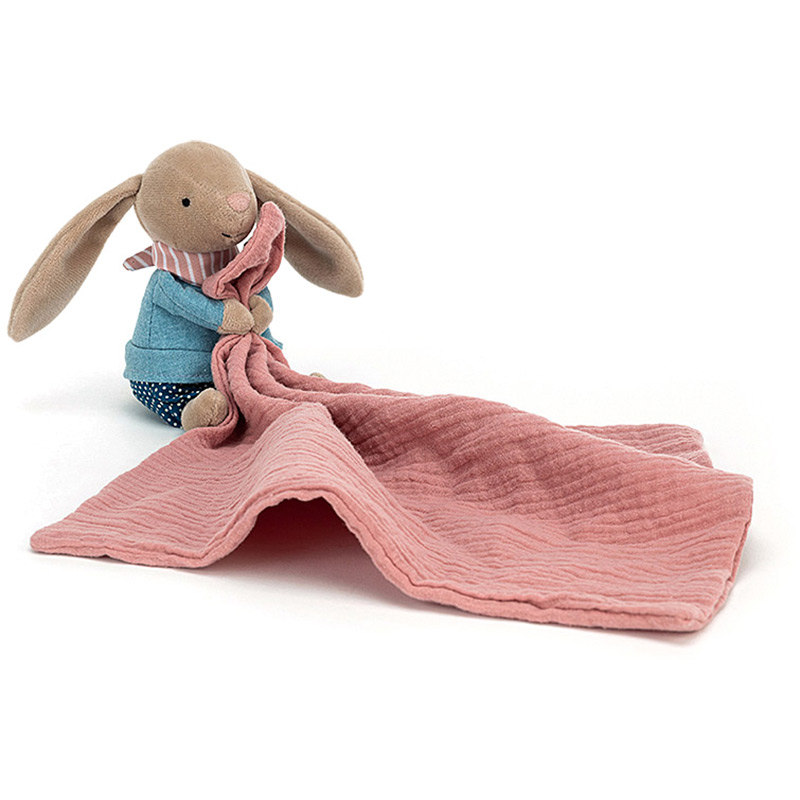 Little Jellycat Little Rambler Bunny Soother | plushpaws.co.uk