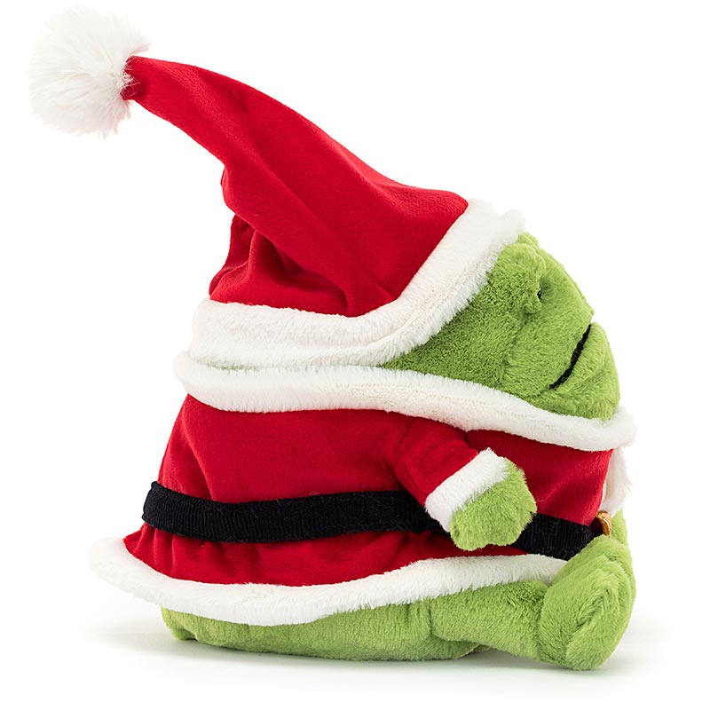 Jellycat Santa Ricky Rain Frog | plushpaws.co.uk