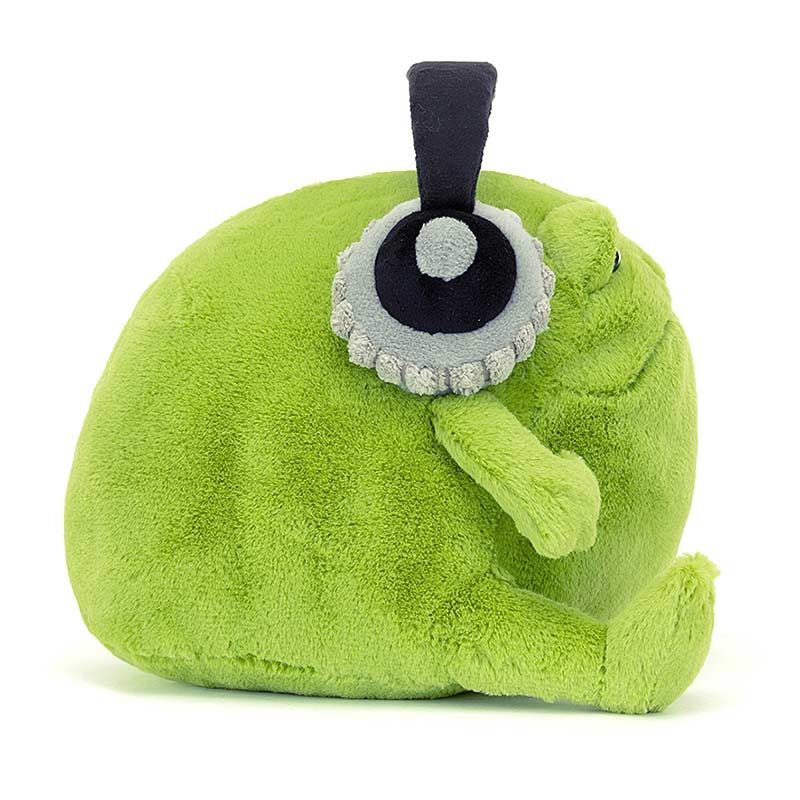 Jellycat Ricky Rain Frog with Headphones | plushpaws.co.uk