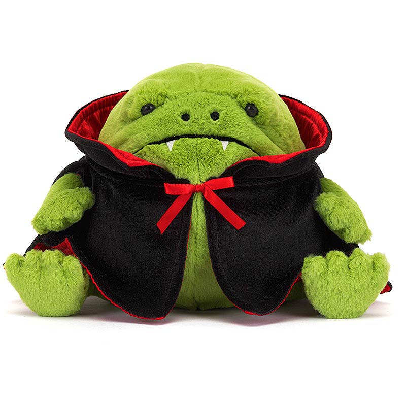 Jellycat Vampire Ricky Rain Frog | plushpaws.co.uk